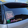 Custom QR Code Car Decal Personalized Website or Social Media Business