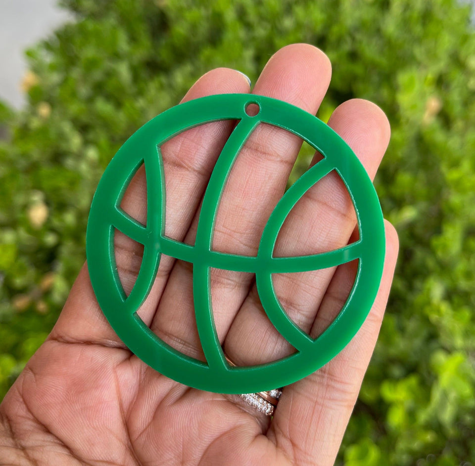 Basketball Keychain Mold for Resin Basketball Sport Keychain Mold