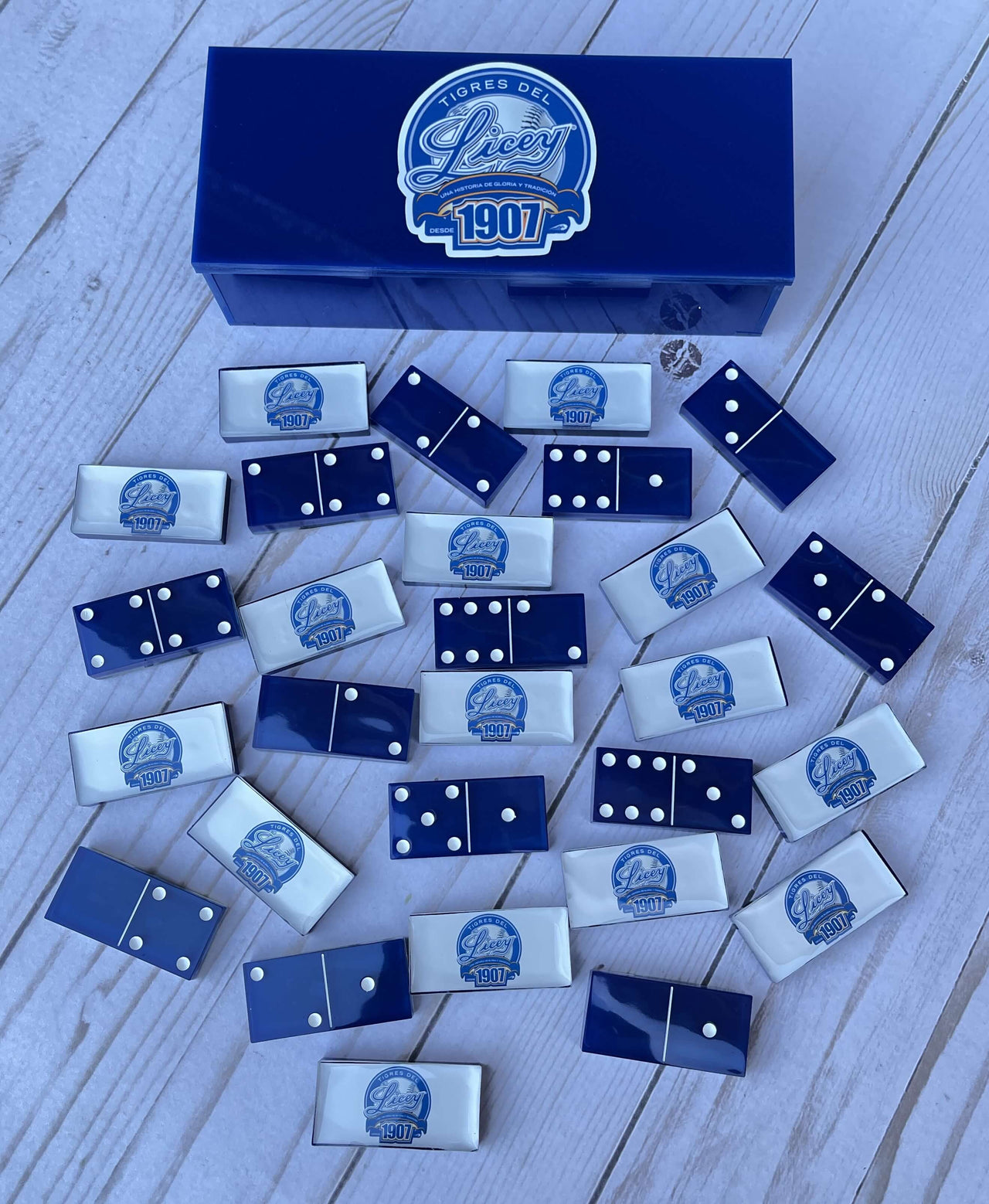 Tigres del Licey Dominoes Set Dominican Republic Baseball game