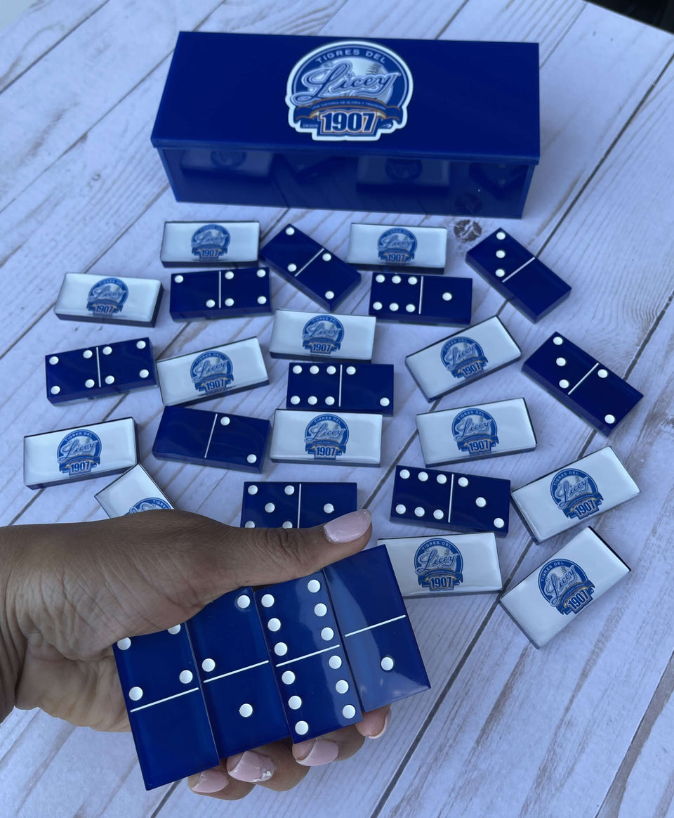 Tigres del Licey Dominoes Set Dominican Republic Baseball game