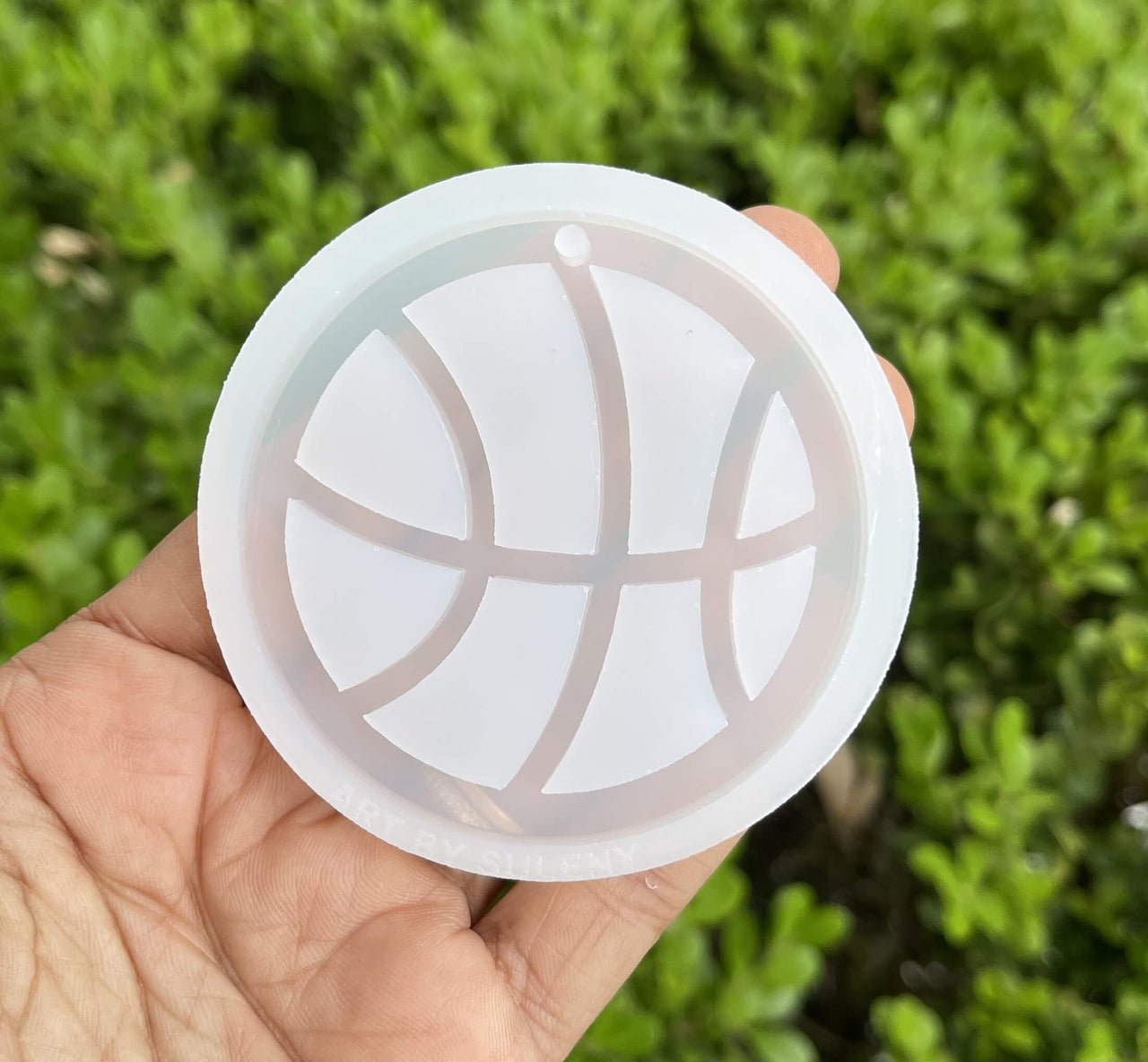 Basketball Keychain Mold for Resin Basketball Sport Keychain Mold