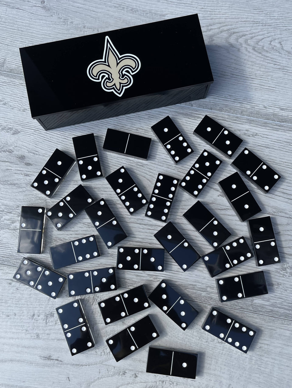 New Orleans Saints Dominoes Set American Football NFL Custom Resin Dom