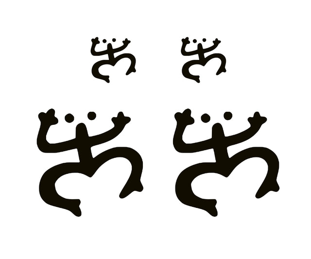 4 Pcs Coqui Taino Frog Symbol Puerto Rico Decal Vinyl Sticker for Car,