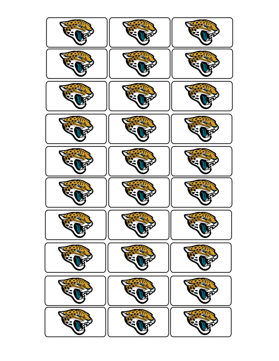 30 Custom Resin Dominoes Stickers with NFL NBA MBL Picture or Logo